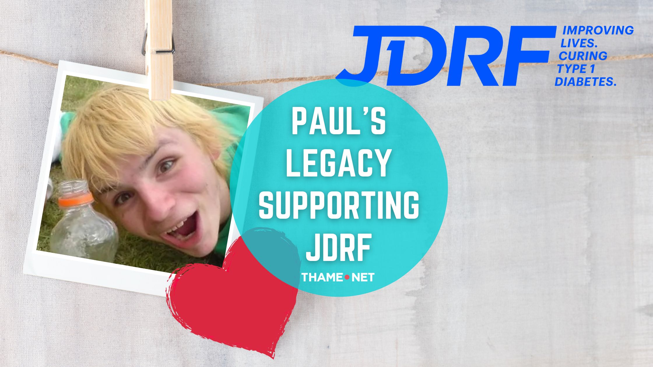 Paul's Legacy, Fundraising for JDRF - Discover Thame - Thame.net